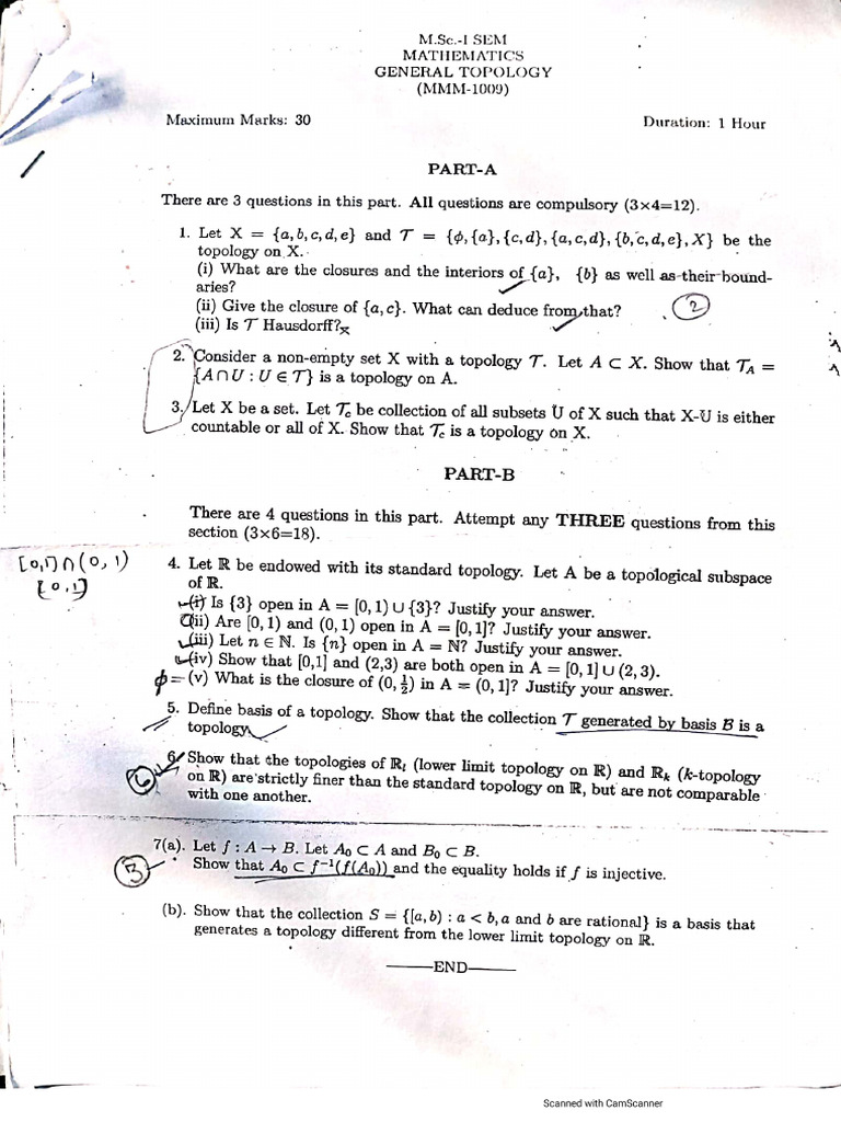 Msc Sessional Paper 2022-23 | PDF Msc Sessional Paper 2022-23 | PDF