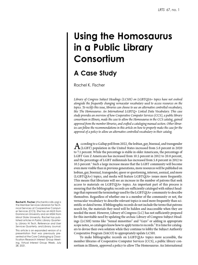 Using The Homosaurus | PDF