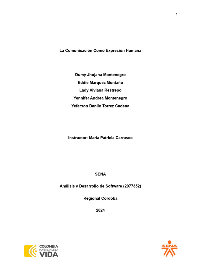 COMUNICACION COMO EXPRESION HUMANA | PDF