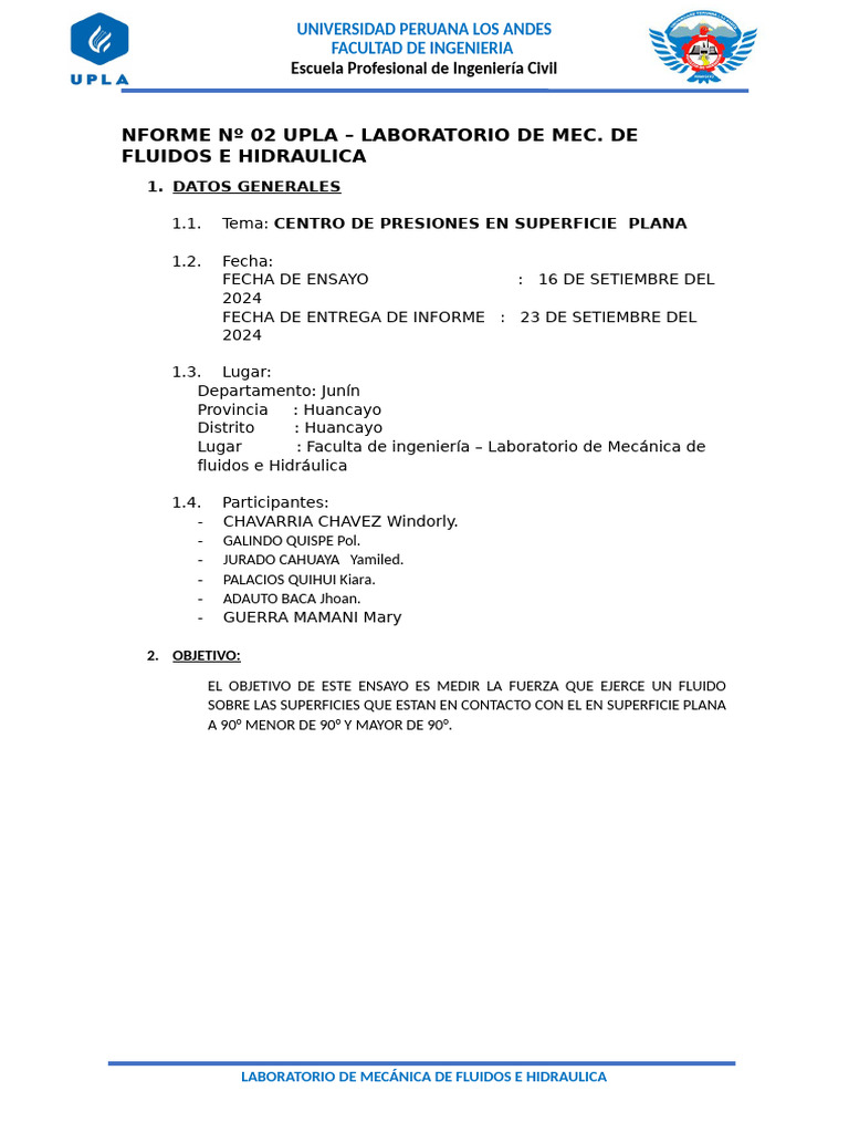 informe 2 laboratorio | PDF