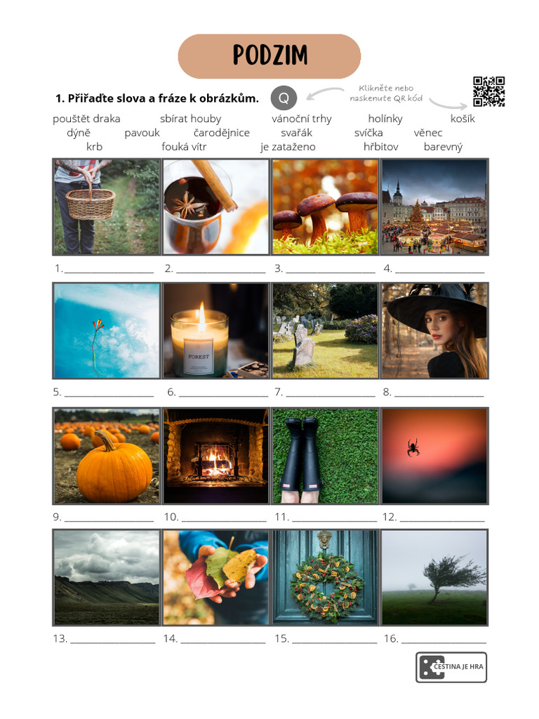 Podzim Pracovni List 1 | PDF
