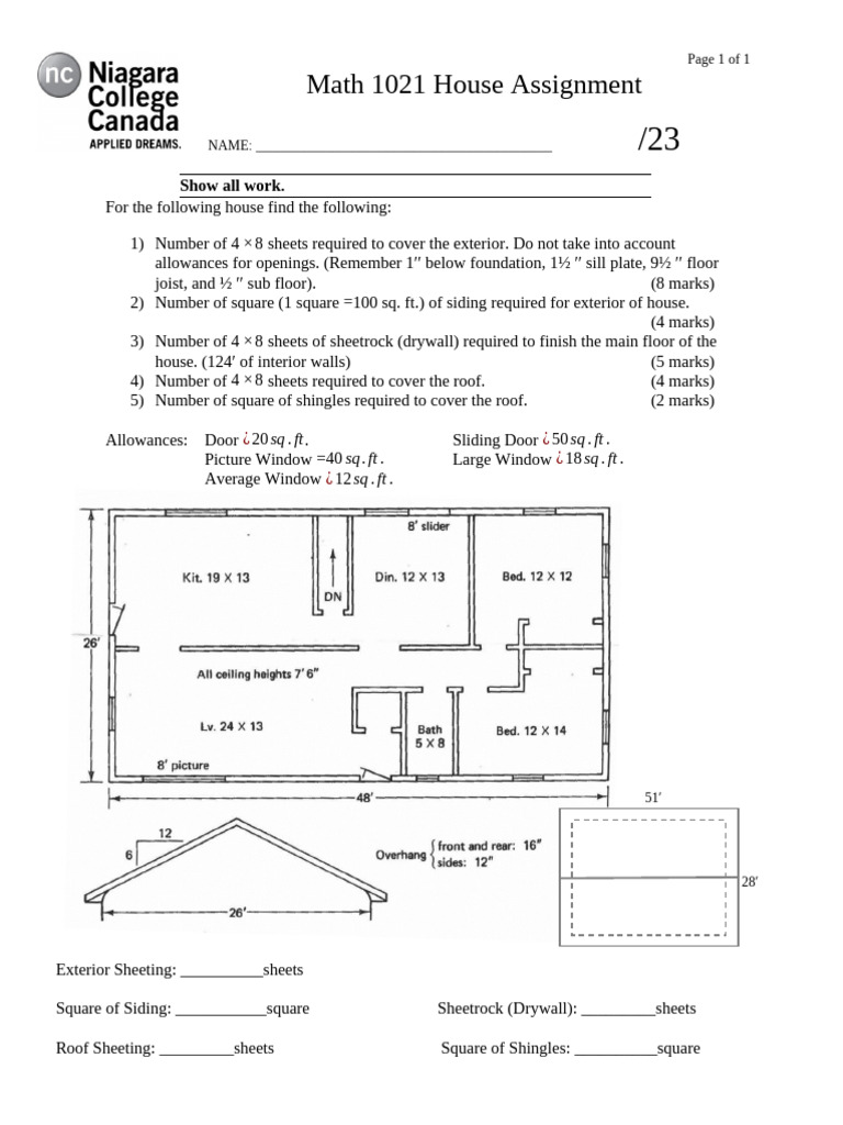 Assignment 1-House Estimation | PDF