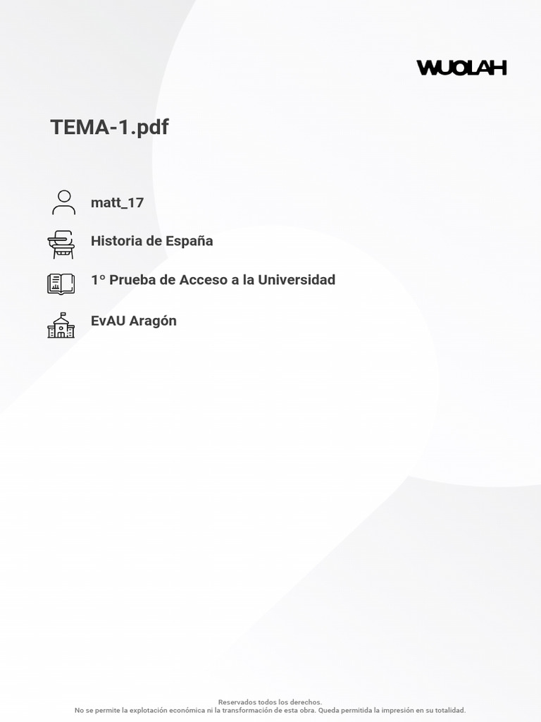 Tema 1 Historia 1o Bach | PDF