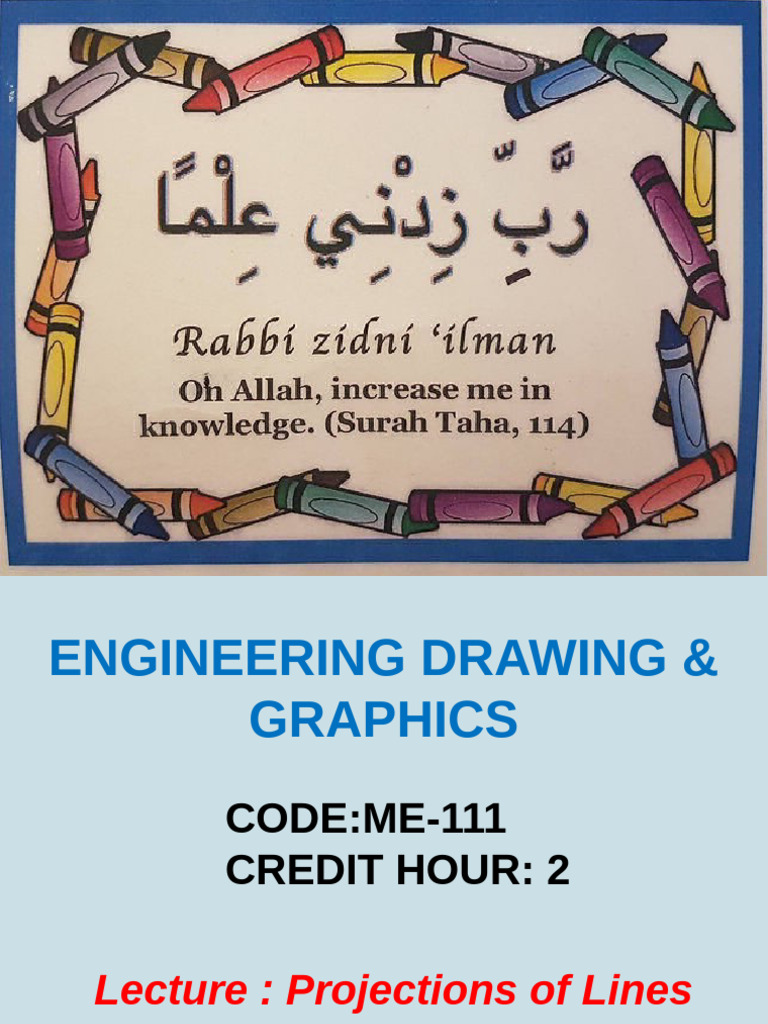 Chapter # 10 Projections of Line - I | PDF