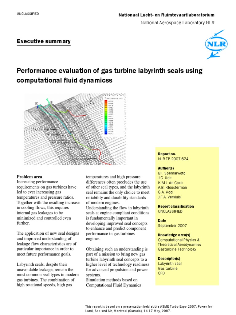 Labyrinth Seal | PDF | Computational Fluid Dynamics | Fluid Dynamics