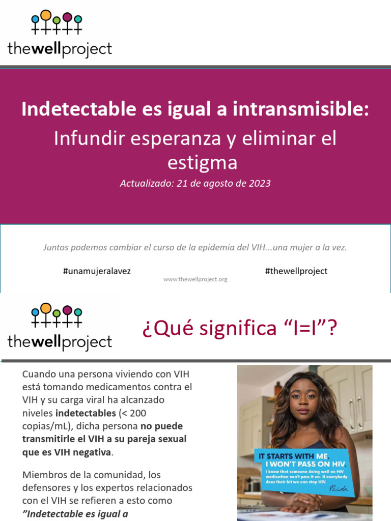 Indetectable Igual Intransmisible - 2023 | PDF