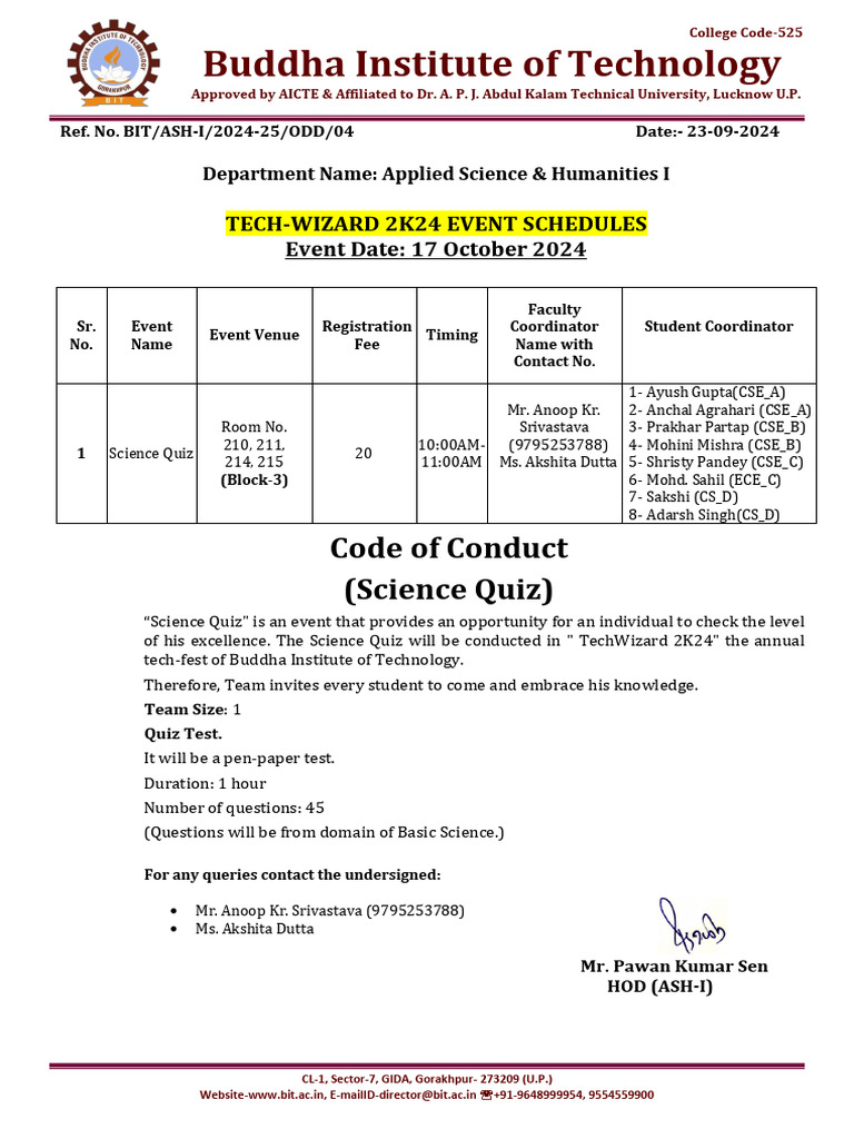 Notice - 04 TechWizard | PDF