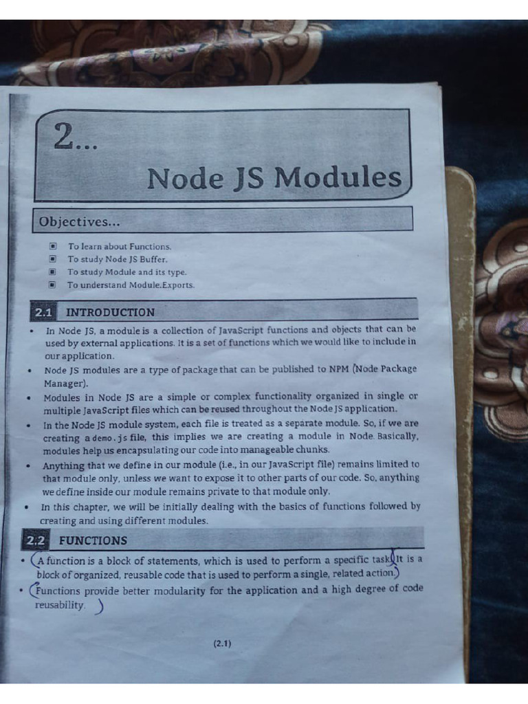 Node 2nd Lesson | PDF