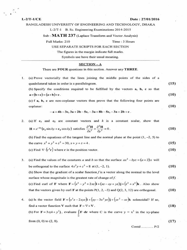 MATH 237: Ax Ay | PDF