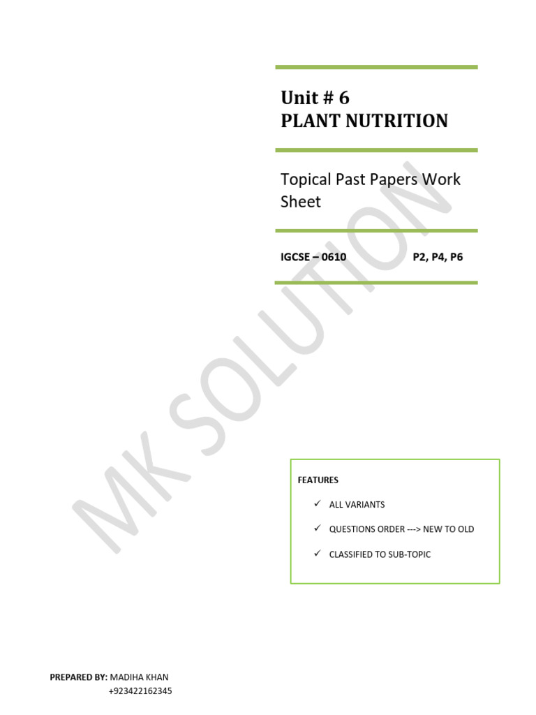 Unit 6 Topical 0610 | PDF