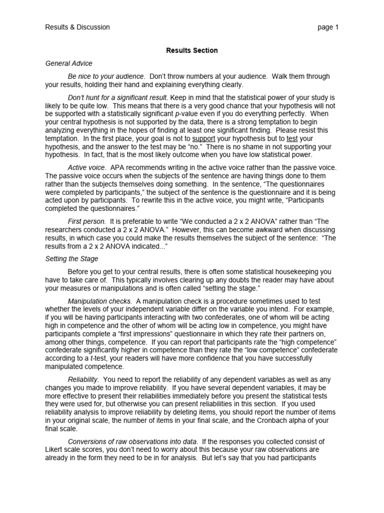 Results Discussion | PDF