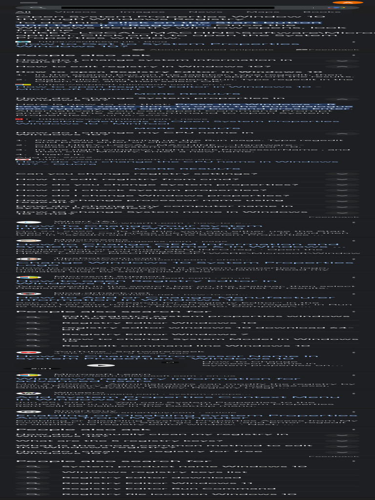 edit registry system properties windows 10 - Goog… | PDF