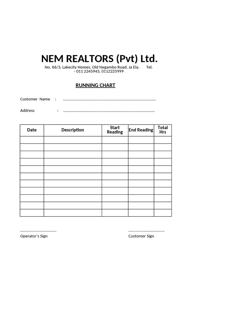 JCB Bill Format | PDF