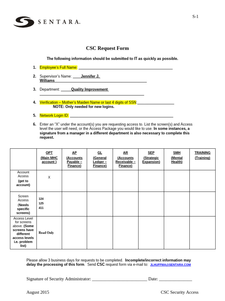 CSC-Request_OHP Template_ | PDF