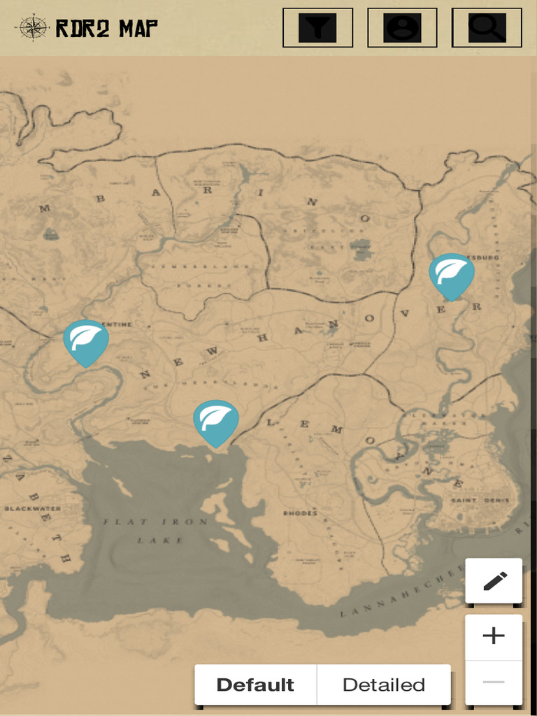 RDR2 Map Interactive Map of Red Dead Redemption 2 Locations 2 | PDF