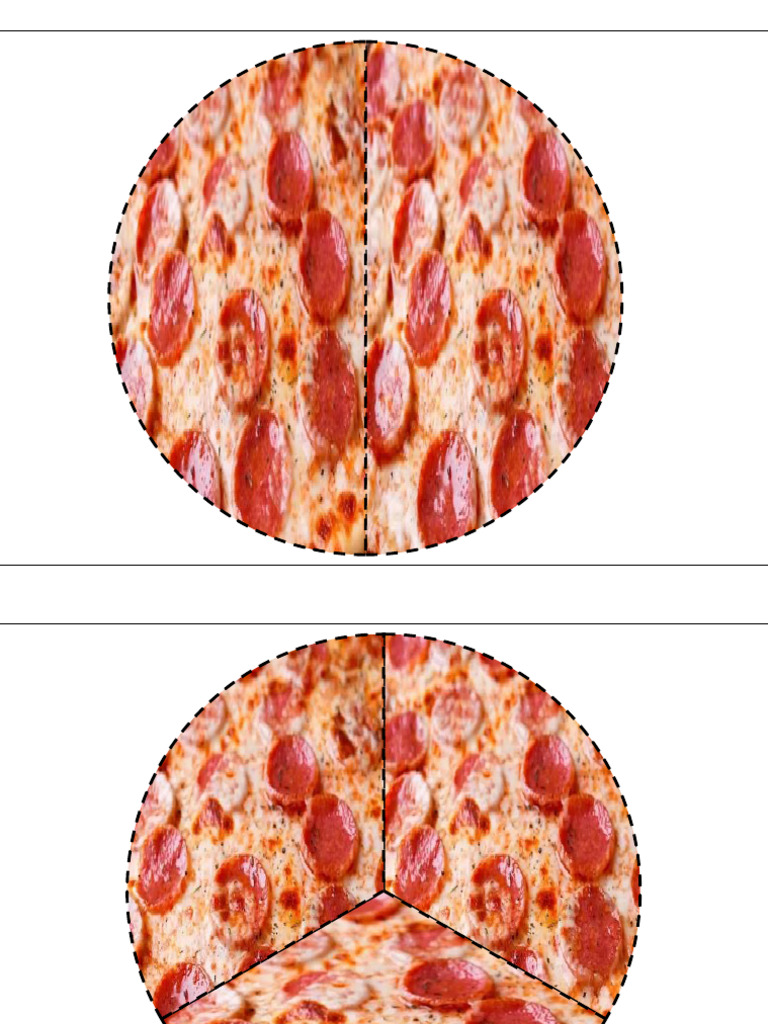 Fracciones de Pizza | PDF