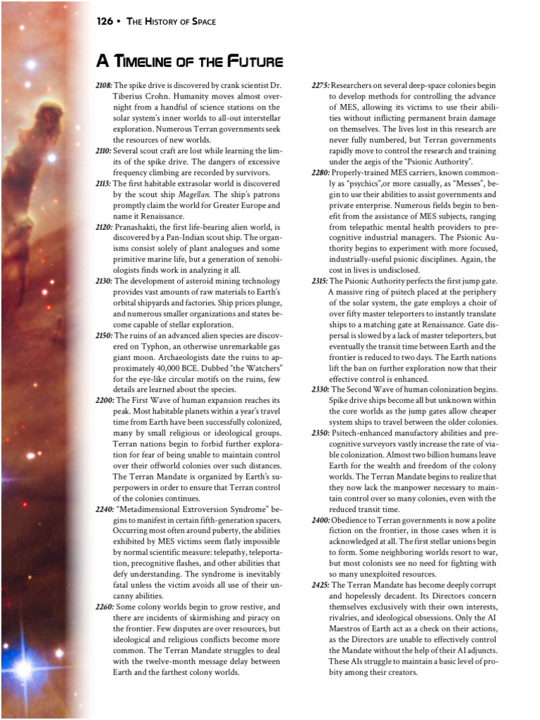 Timeline of the Future | PDF