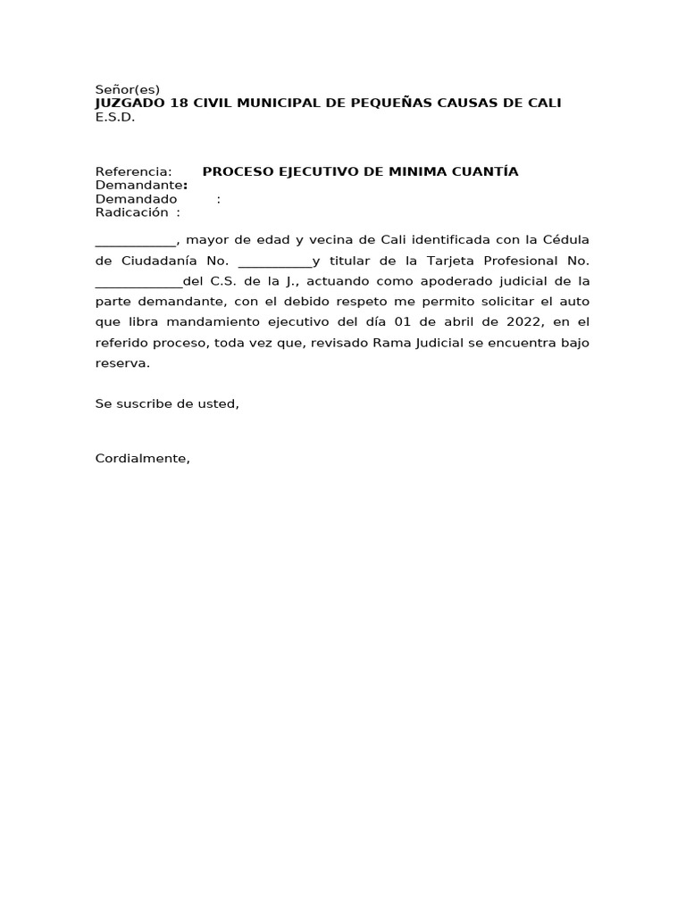 Solicitud Auto Drsol | PDF