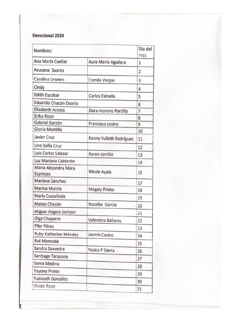 Devocional 2024 | PDF