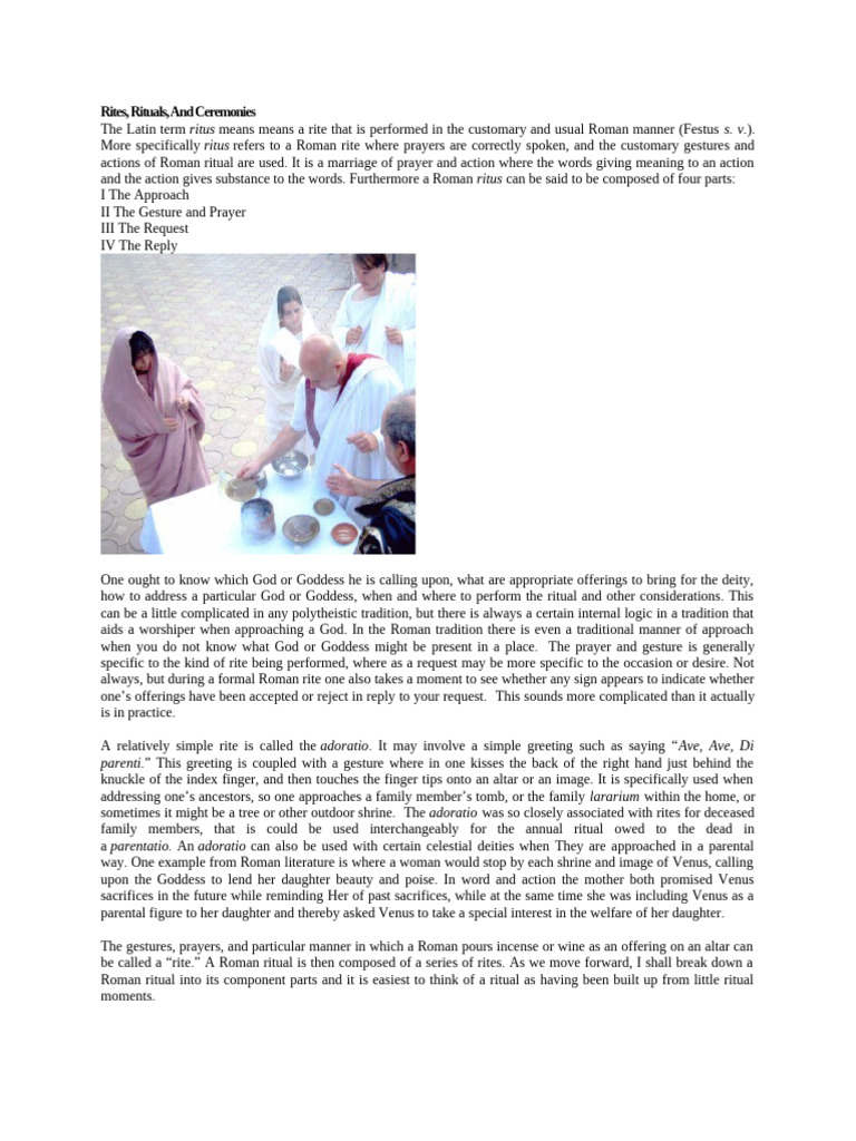 Rites | PDF