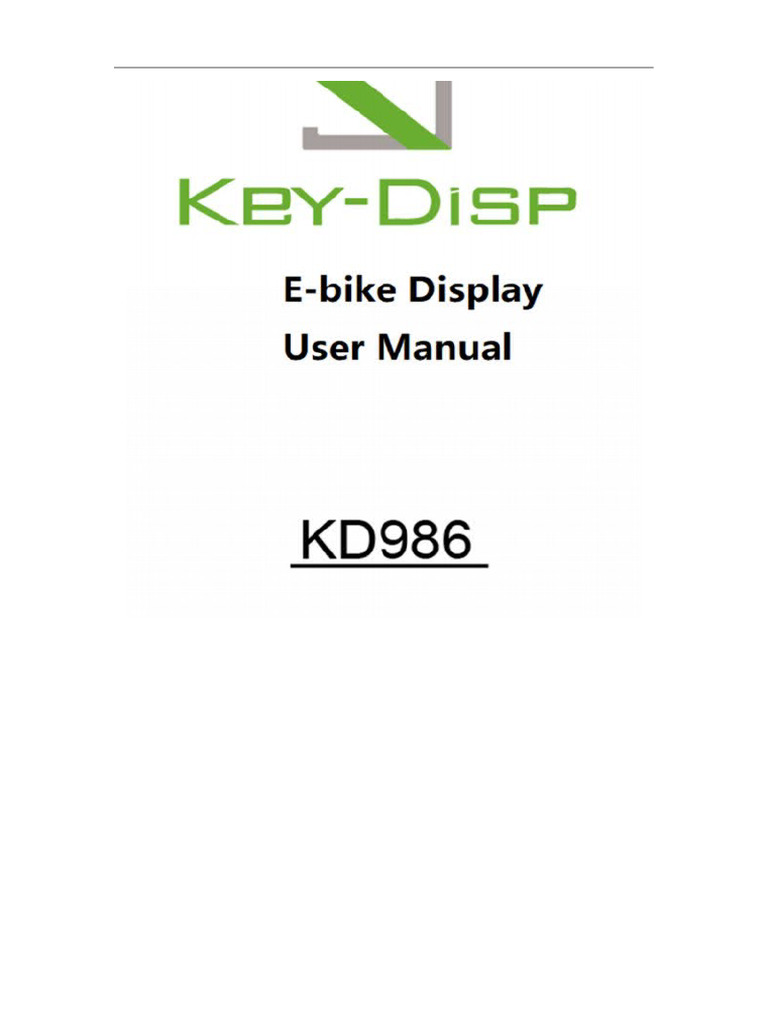 Key Disp_Display_Manual_EN for CO20 MAX | PDF