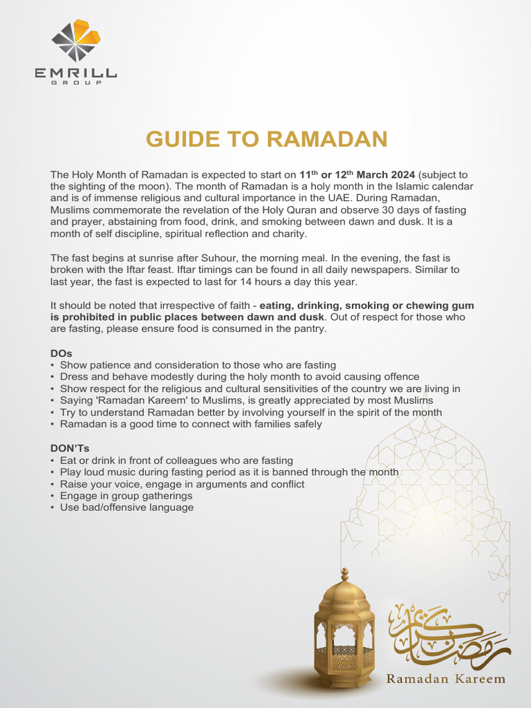Ramadan Guide 2024 | PDF