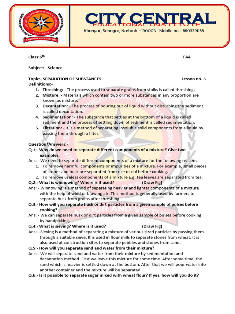 FA4 2024-25 6th Scie, SST, Com. | PDF | Map | Home & Garden