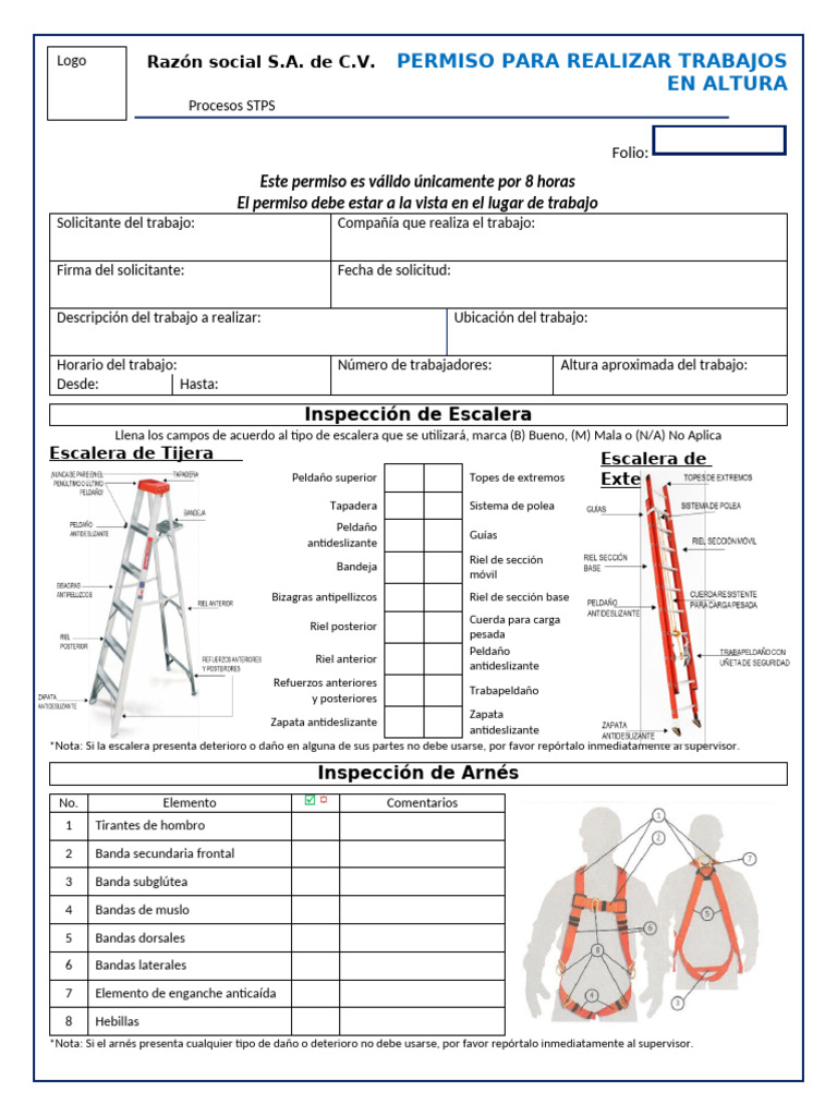 Permiso para Alturas | PDF