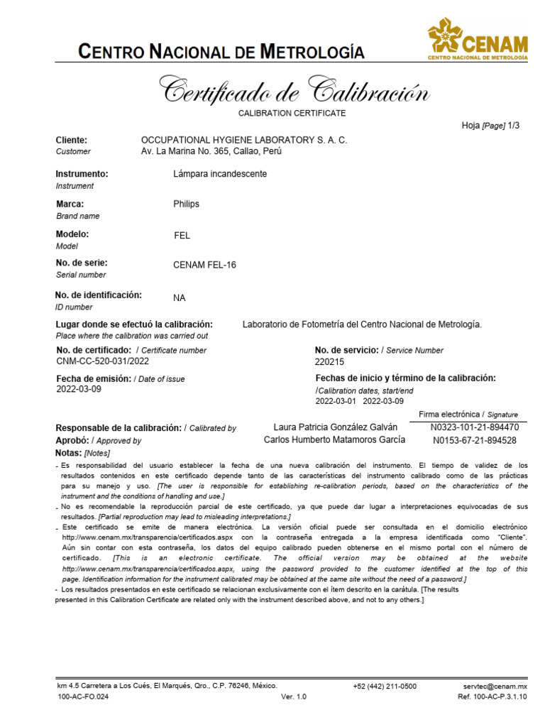 CNM CC 520 031 2022 | PDF