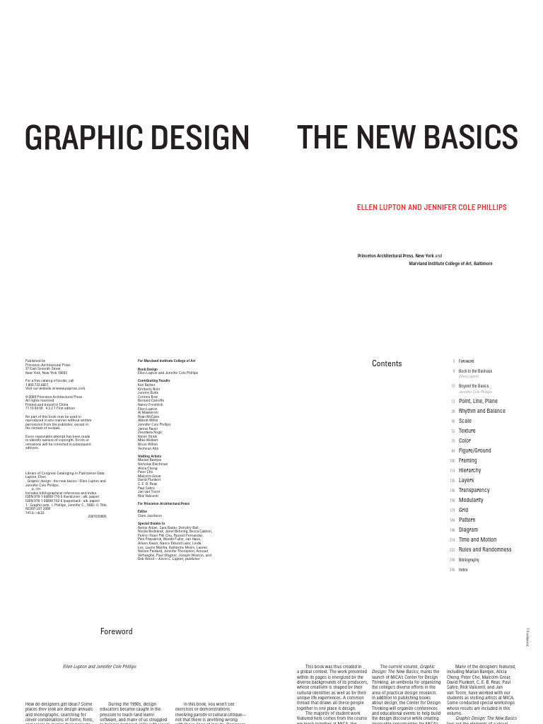 Graphic Design The New Basics Work Featu | PDF