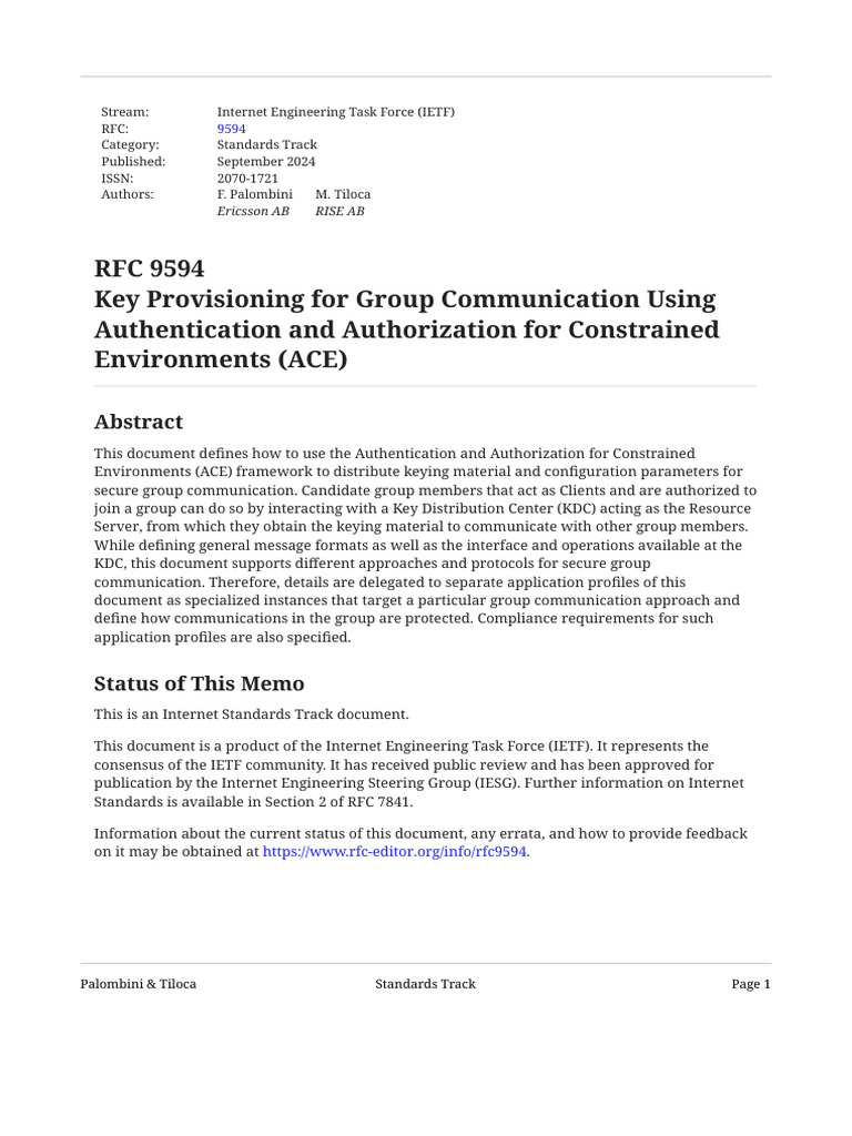 RFC 9594 | PDF