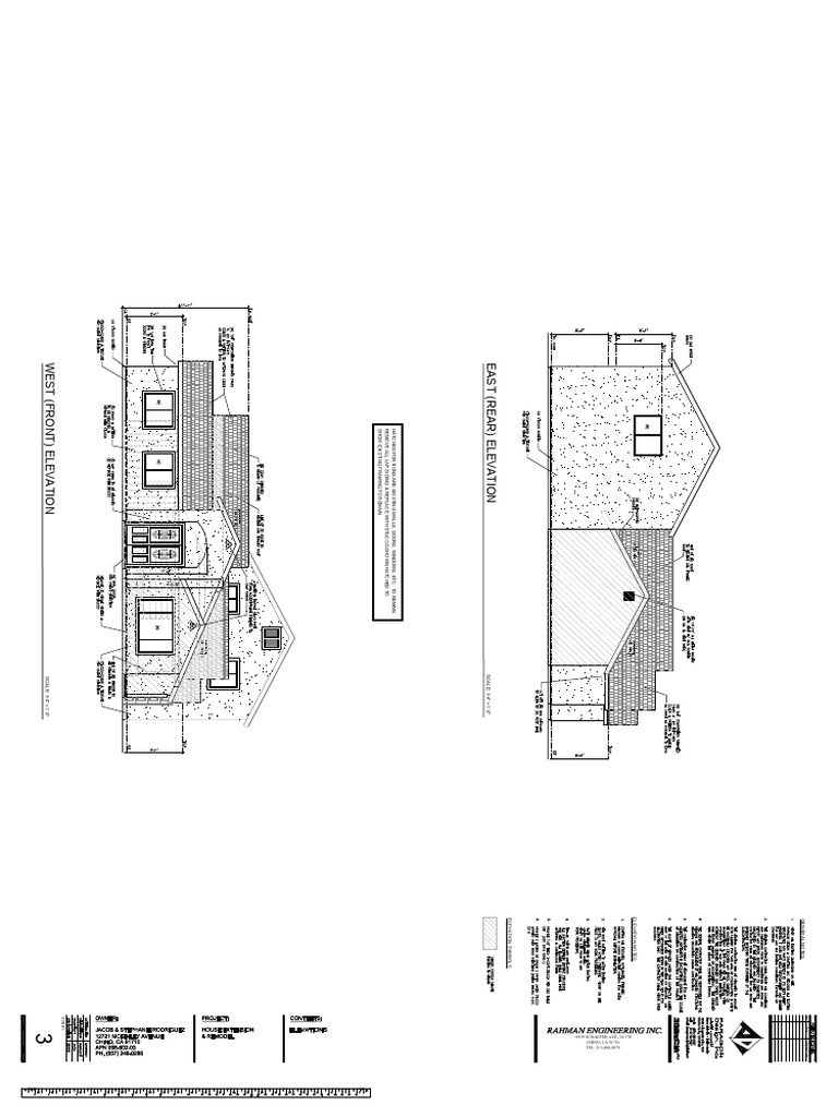 3 East & West Elevations Plan | PDF
