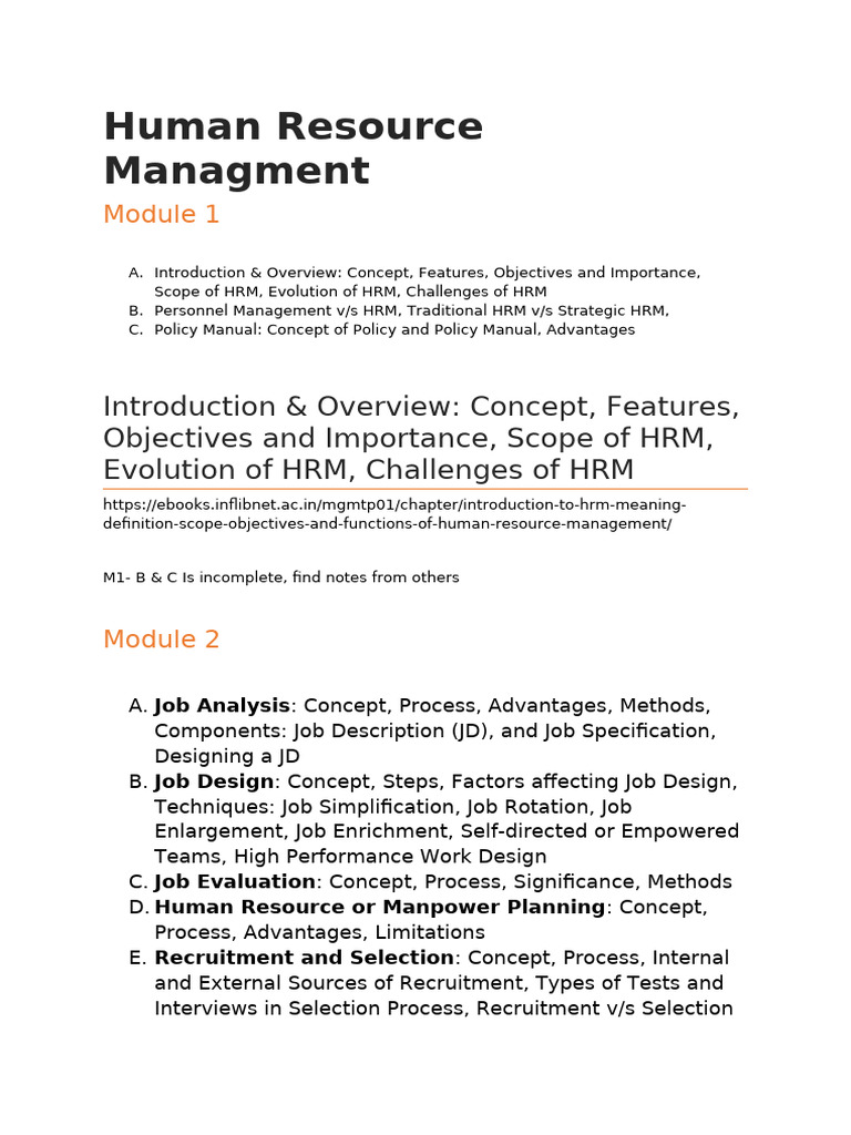 Human Resource Managment | PDF