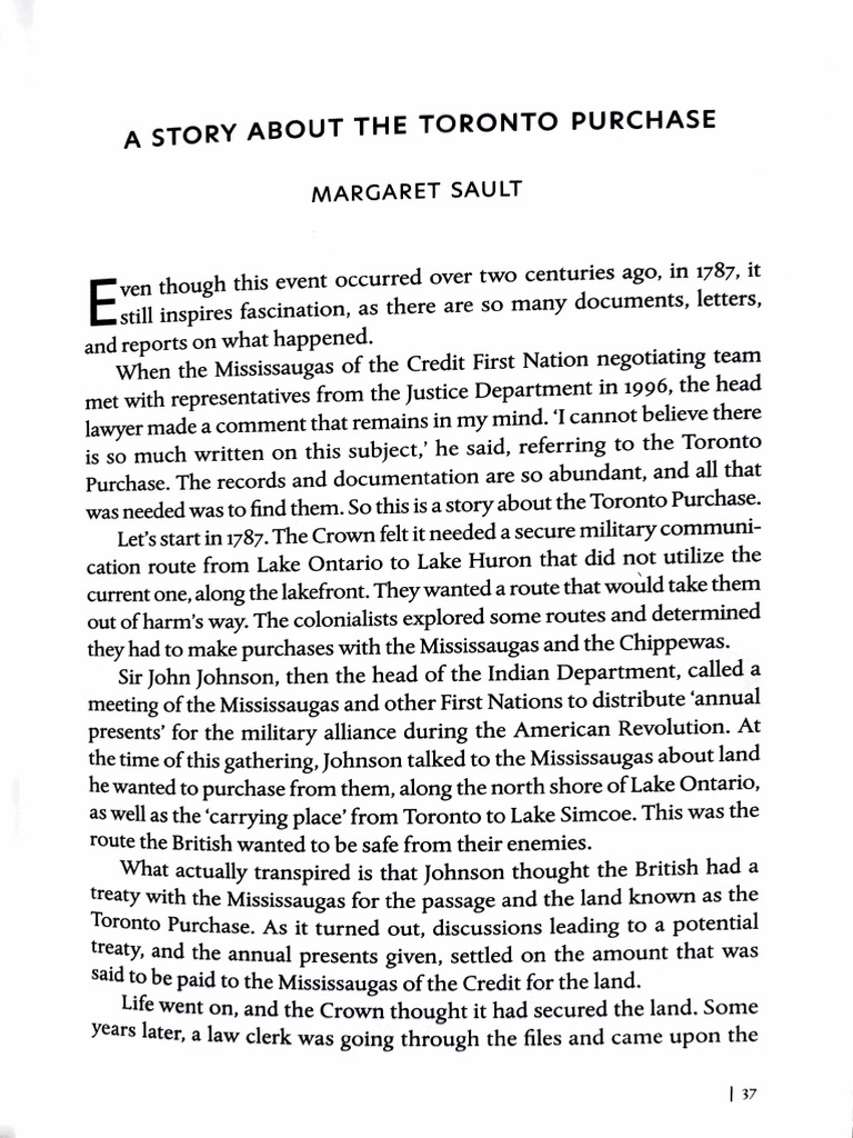 A Story About Toronto | PDF