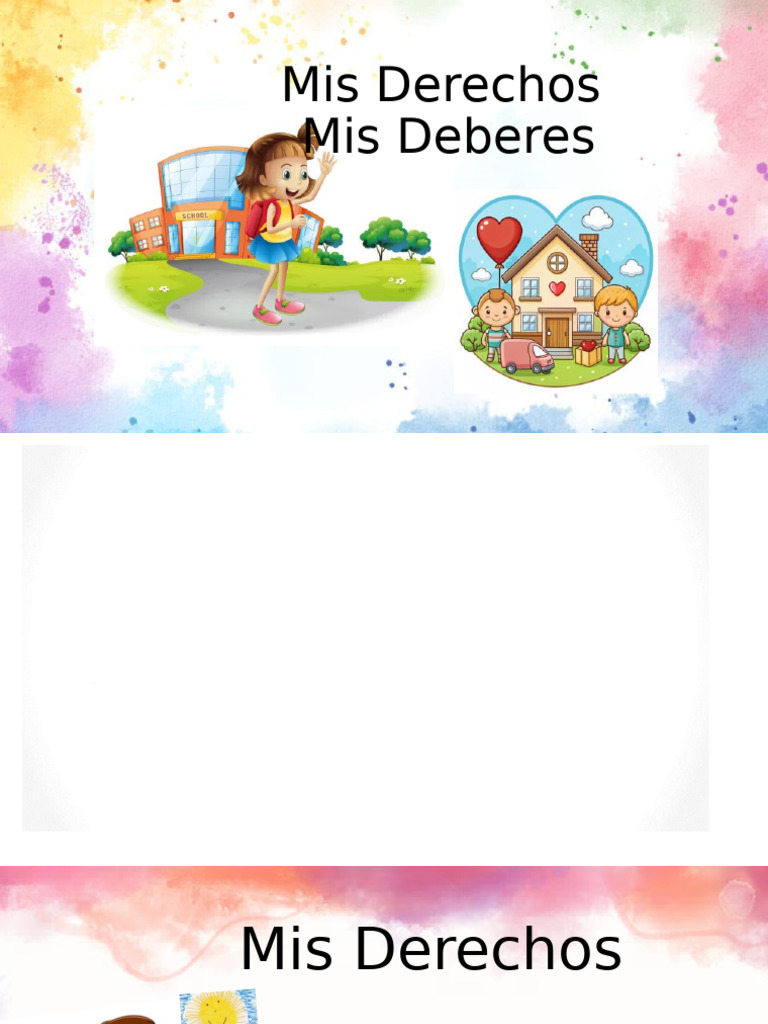 Mis Derechos Mis Deberes Final | PDF