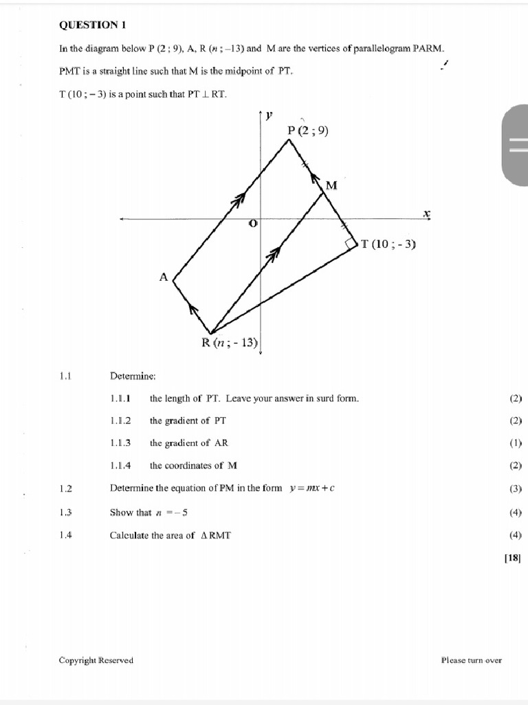 maths grade 10 | PDF