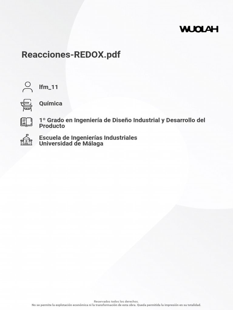 Redox | PDF