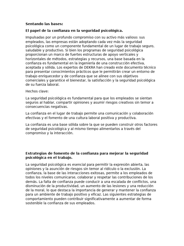 Sentando Las Bases | PDF | Sicología | Psicología Social