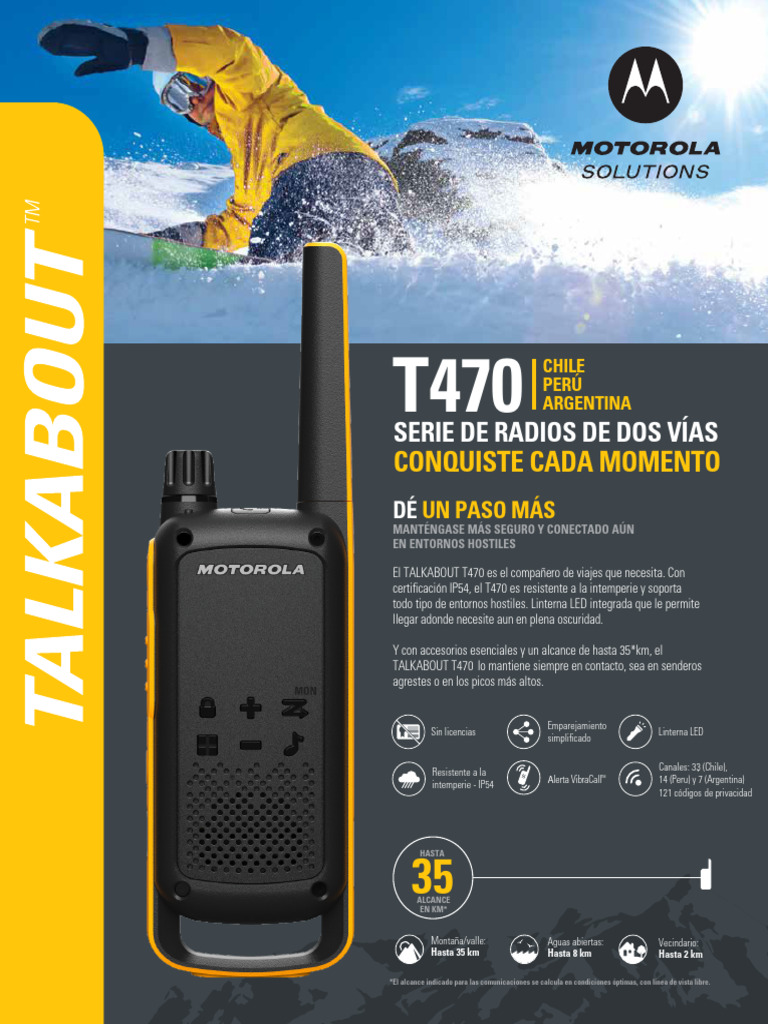 Datos Tecnicos T470 - DataSheet | PDF