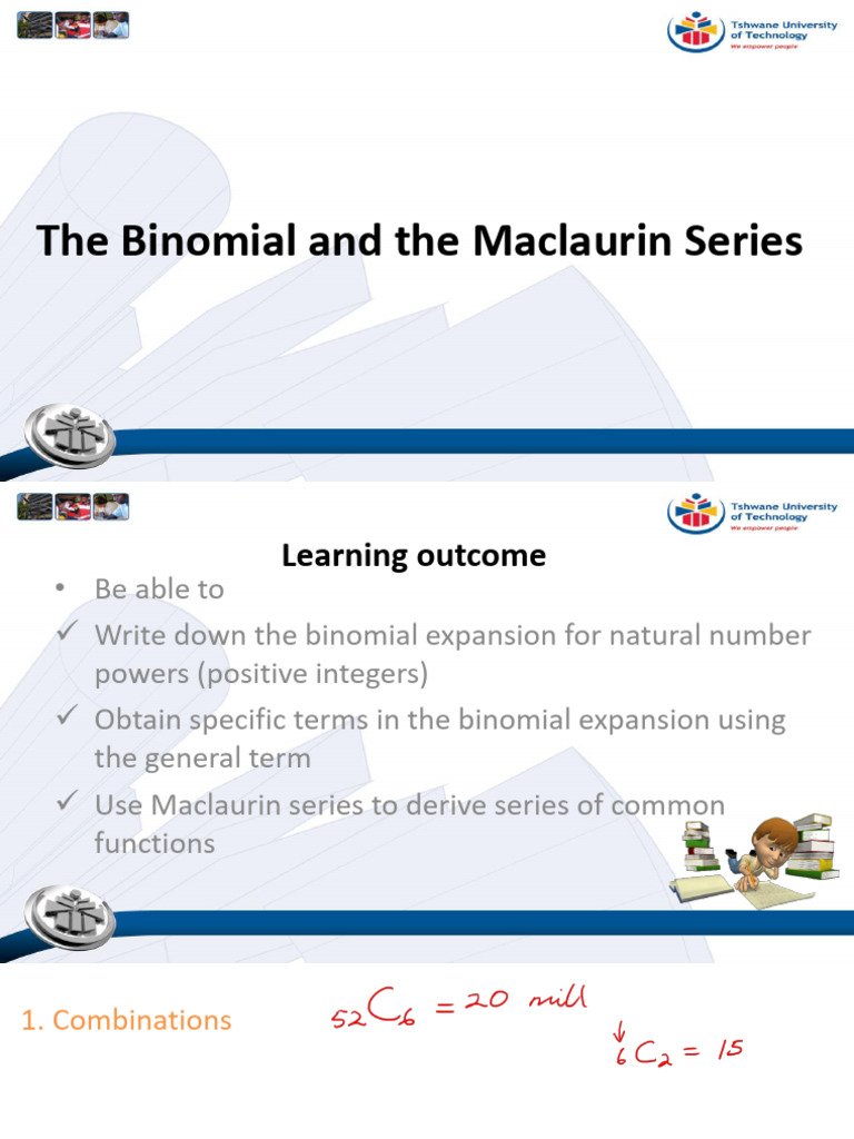 The Binomial and Maclaurin Series | PDF