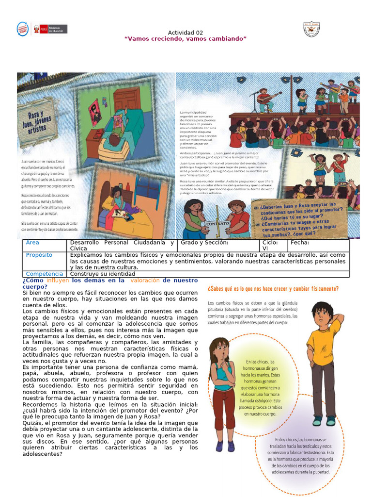 Actividad 3 DPCC Primero | PDF | Adolescencia | Sicología