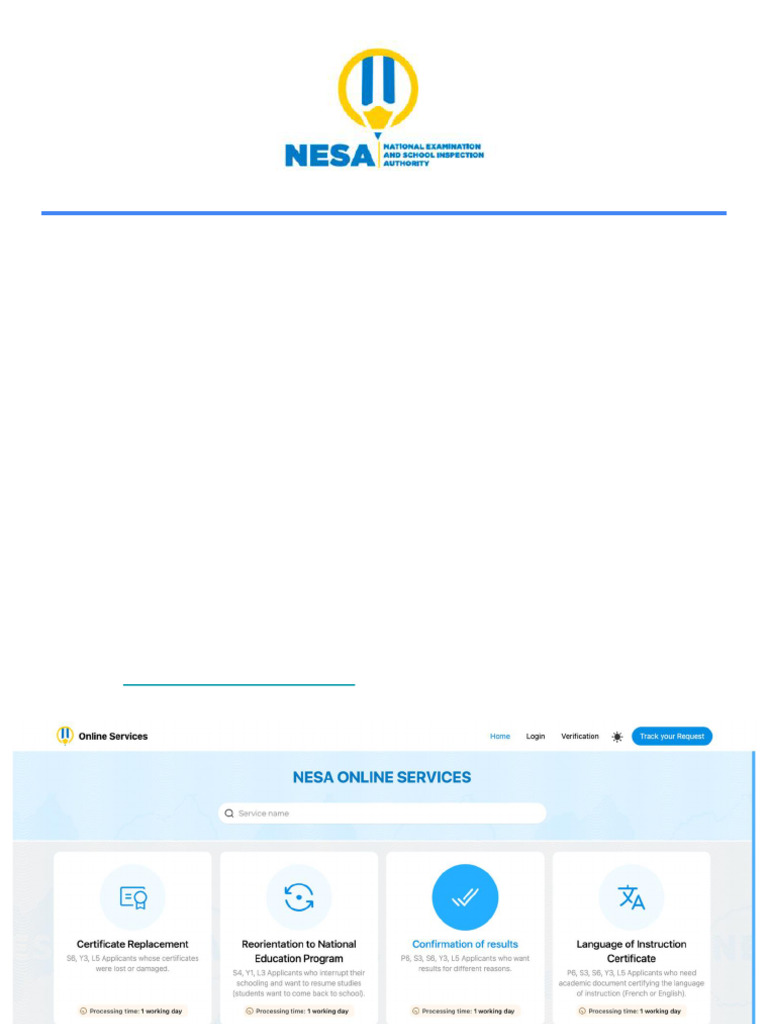 Service Request Process NESA Online Services Platform User Guide Final | PDF | Computers