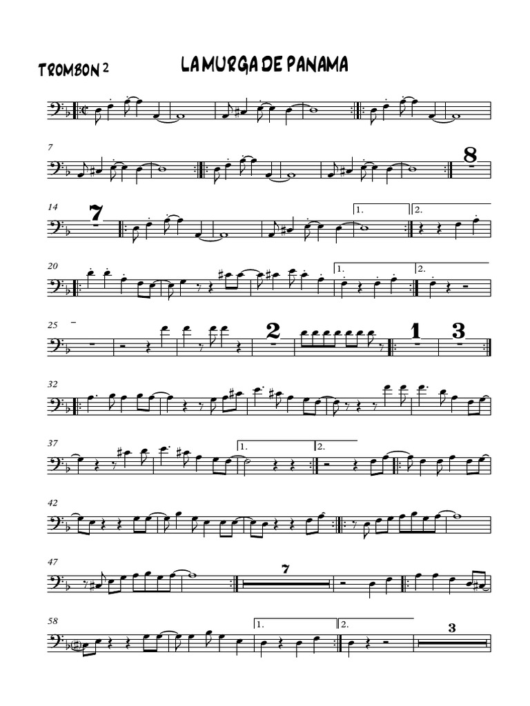La Murga de Panama Trombon - 2 | PDF