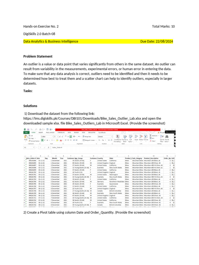 Data Exercise 2 | PDF