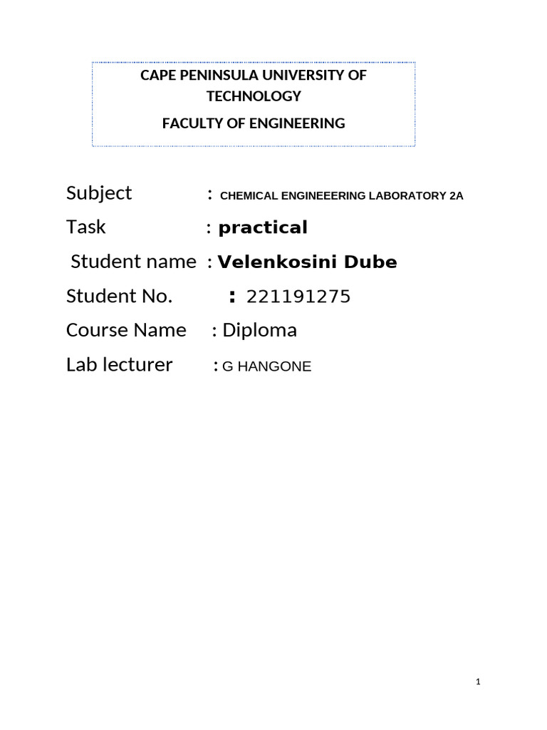 Milling 221191275 V Dube | PDF