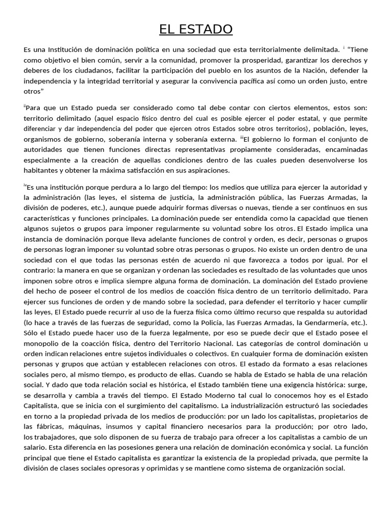 El Estado | PDF