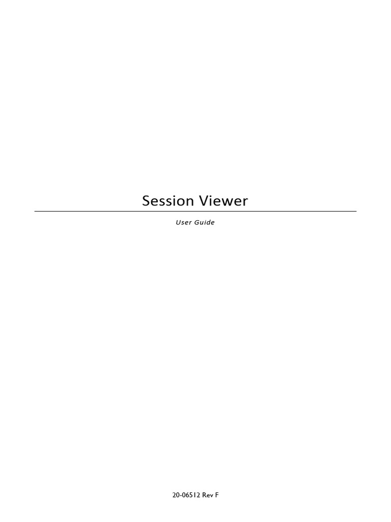 SessionViewer Install | PDF