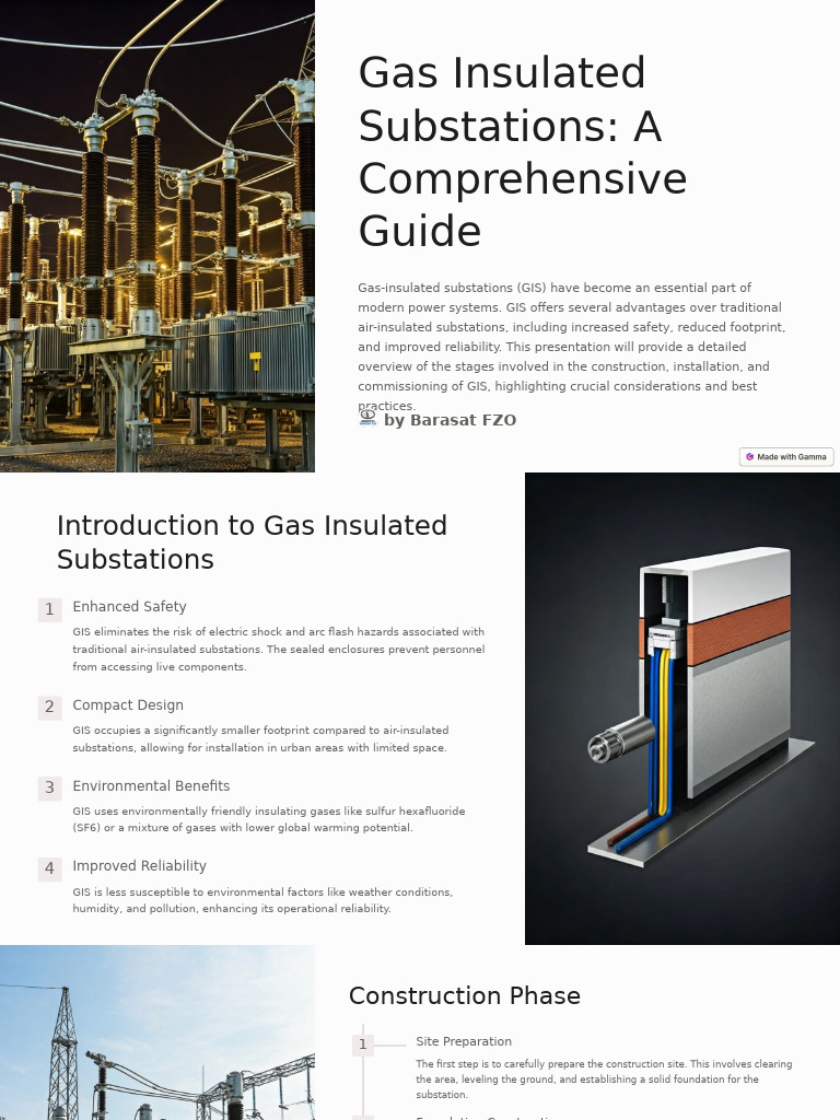 Comprehensive Guide to Gas Insulated Substations | PDF | Electrical ...