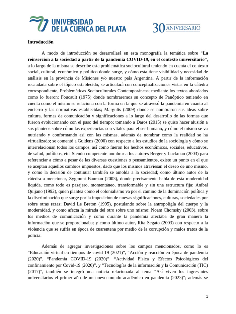 TP Integrador - PSCC | PDF