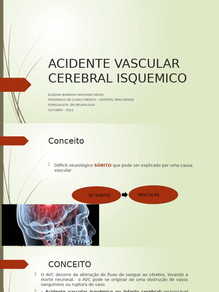 Resumo Avc | PDF